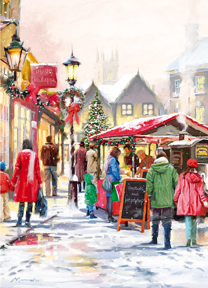 Country Cards In The Town Christmas Card — Welland Valley Feeds Ltd