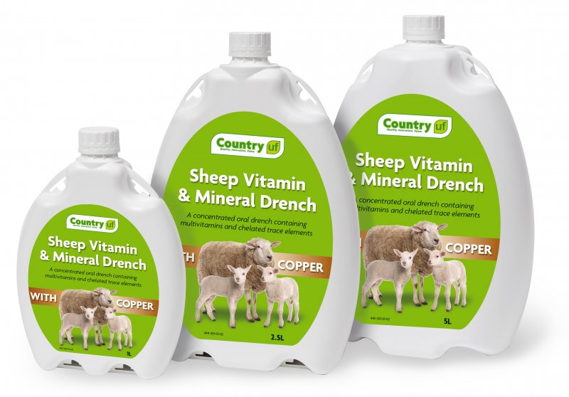 Country UF Sheep Vitamin & Mineral Drench With Copper — Welland Valley ...
