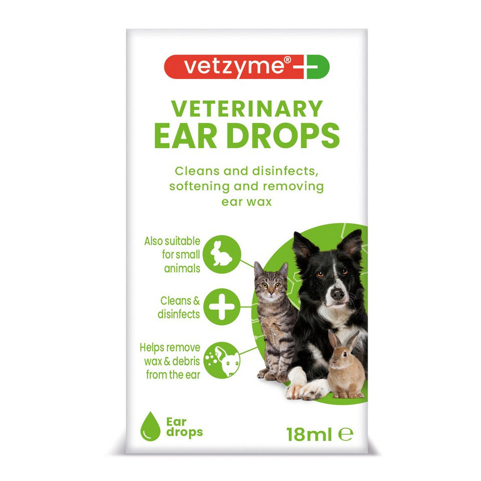 Vetzyme Ear Drops & Cleaner 18ml — Welland Valley Feeds Ltd