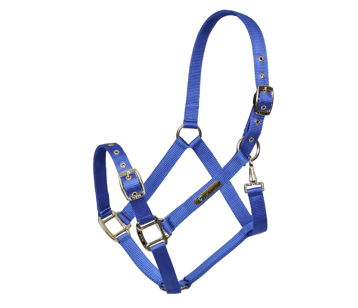 ARMA Adjustable Nylon Headcollar Blue — Welland Valley Feeds Ltd