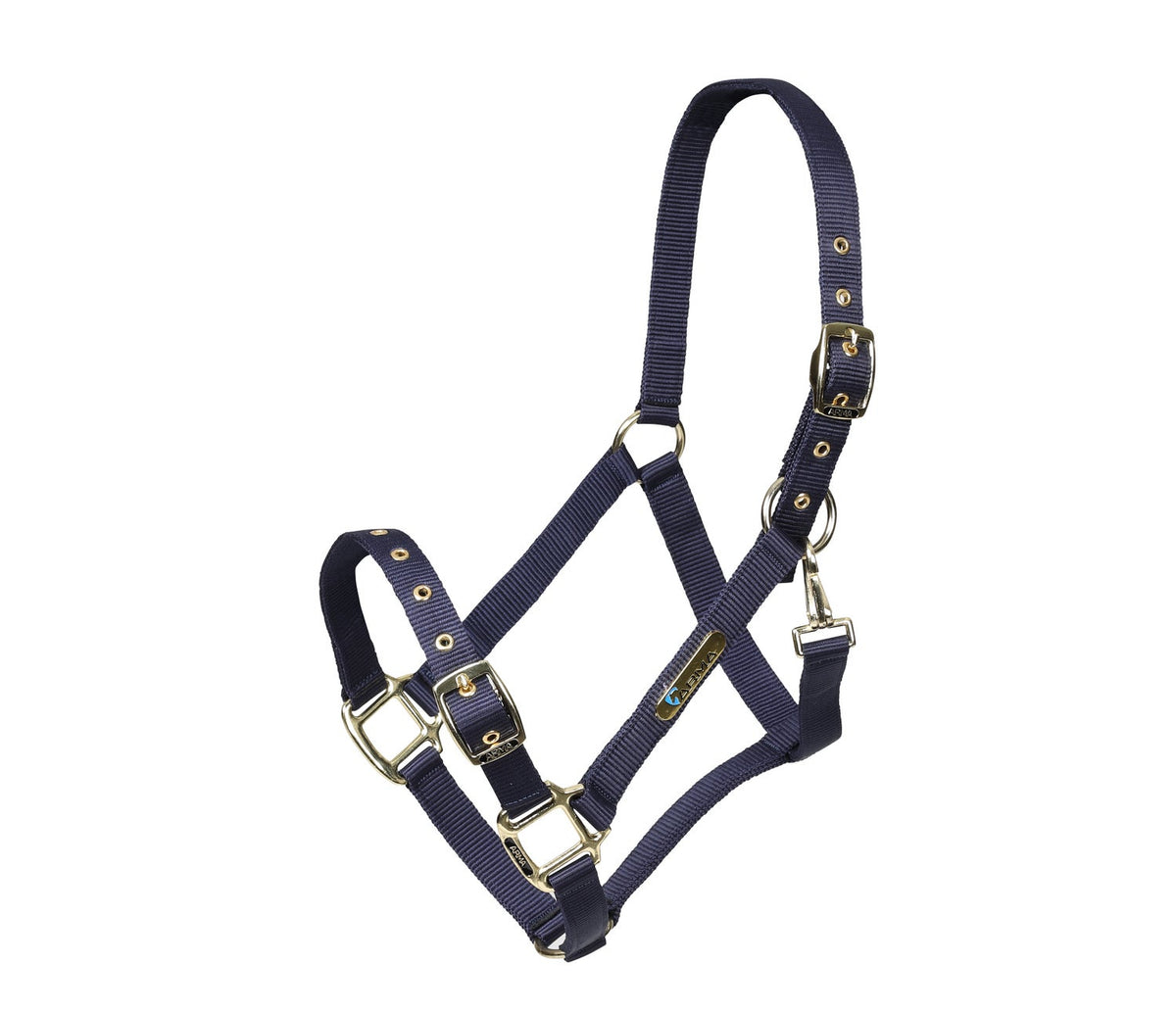 ARMA Adjustable Nylon Headcollar Navy — Welland Valley Feeds Ltd