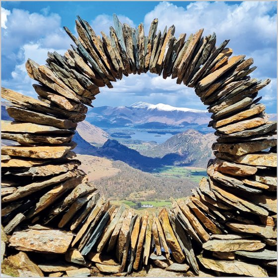 BBC Countryfile Borrowdale Stone Sculpture, Borrowdale Valley Card ...