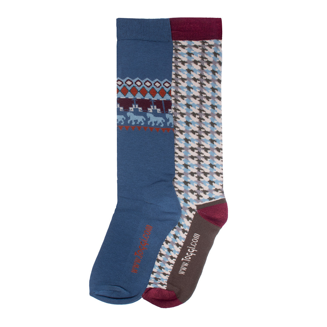 Toggi Womens Ayleford Socks 2pk Teal — Welland Valley Feeds Ltd