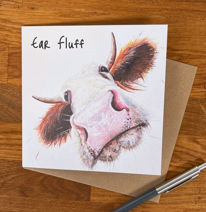 Pankhurst Gallery Ear Fluff Card — Welland Valley Feeds Ltd