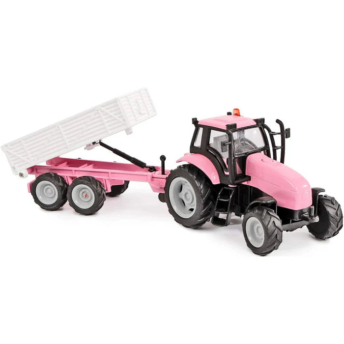 Pink Tractor With Trailer (With Lights And Sound) — Welland Valley ...