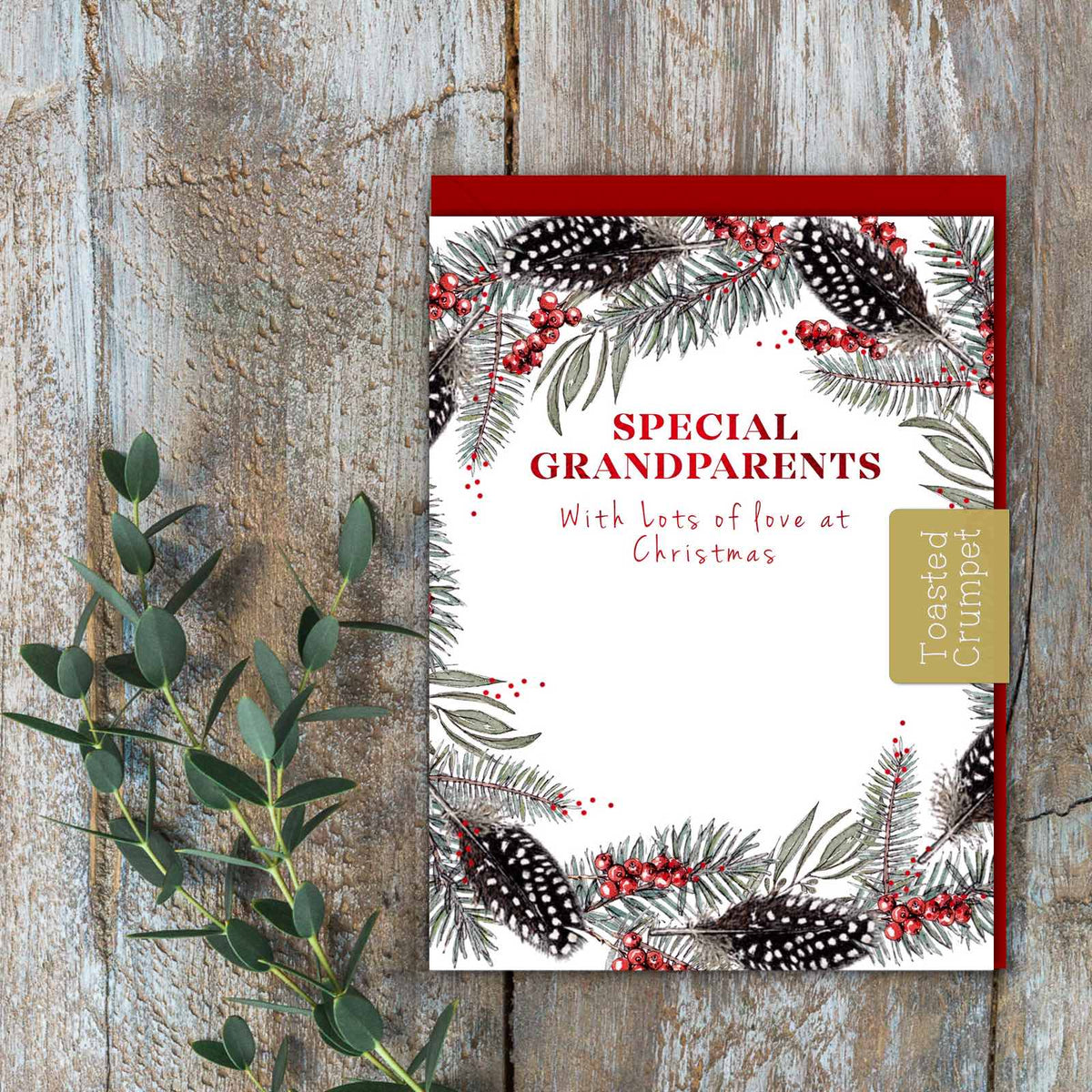 Toasted Crumpet Christmas Special Grandparents Mini Card — Welland ...
