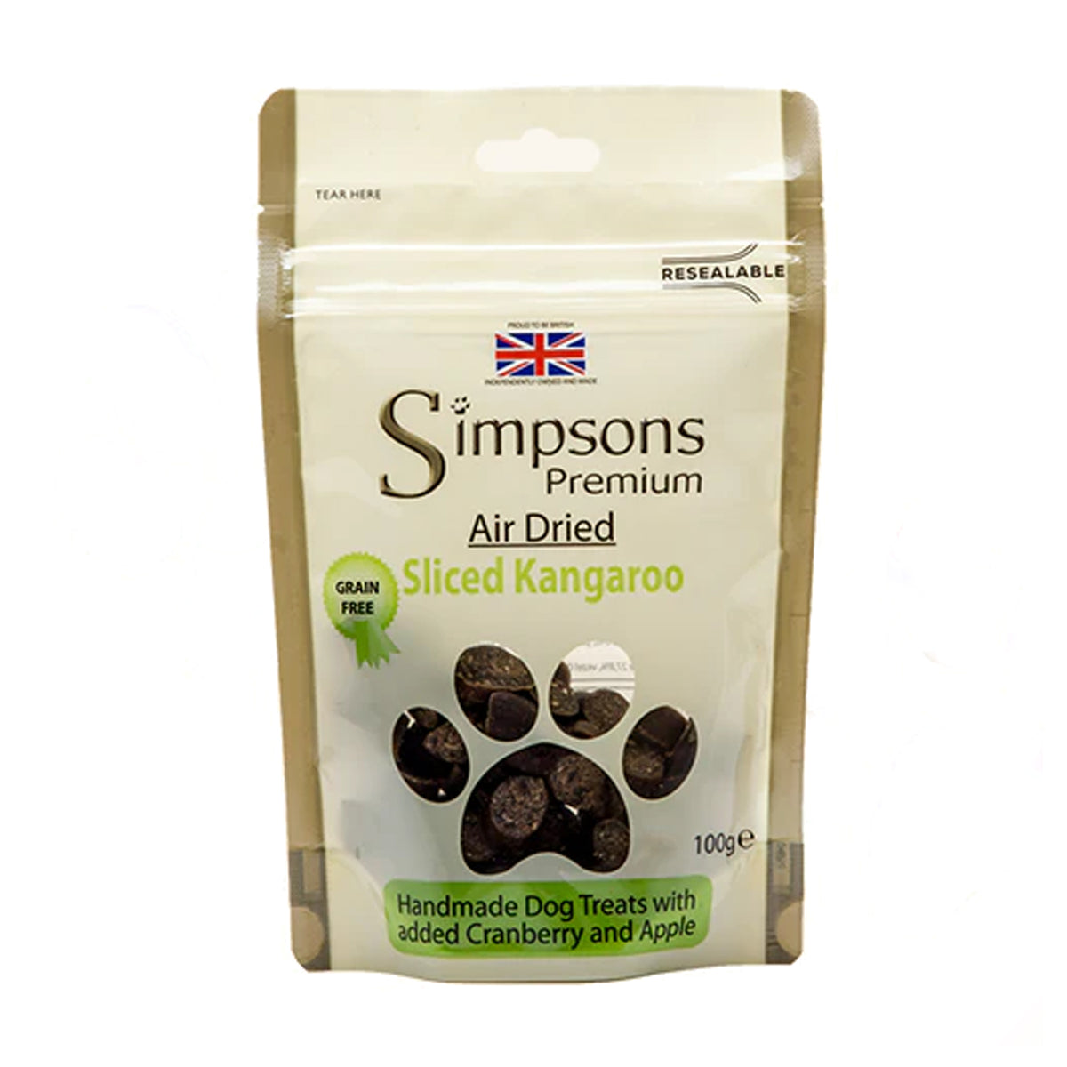 Simpsons Kangaroo Dog Treats 100g — Welland Valley Feeds Ltd