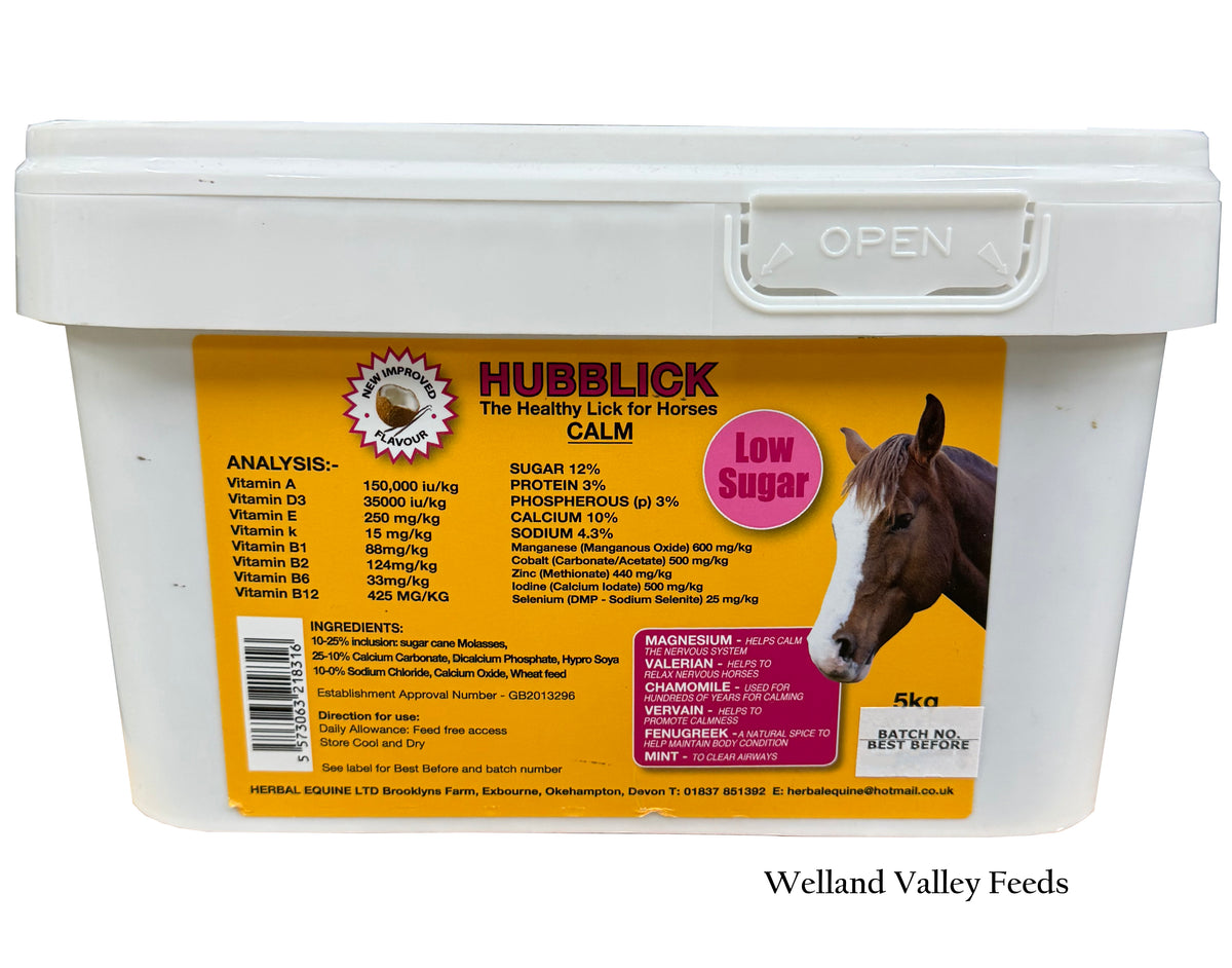 Hubblick Equine Calm Lick 5kg — Welland Valley Feeds Ltd