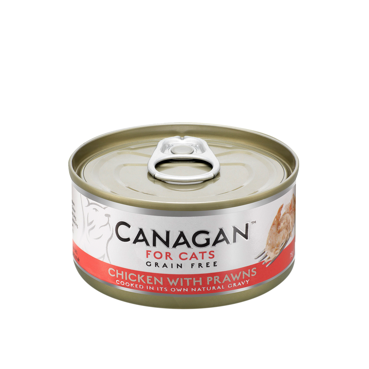 Canagan Cat Food Chicken & Prawn 12x75g Can — Welland Valley Feeds Ltd